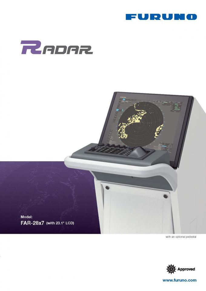 12kW 96nm Marine ARPA Radar With 23.1" Color Lcd Display